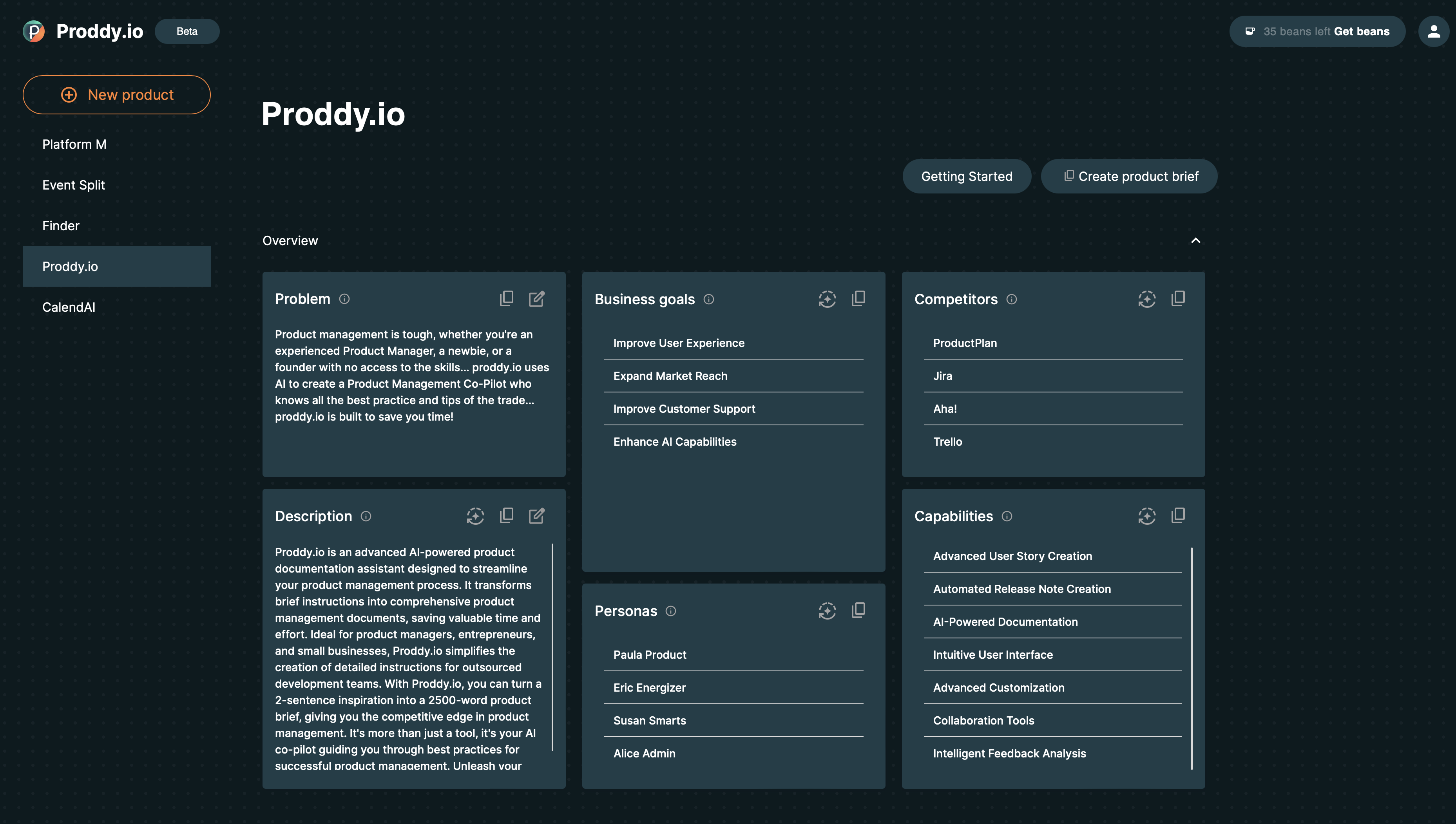 Proddy.io : AI-Powered Product Management Assistant